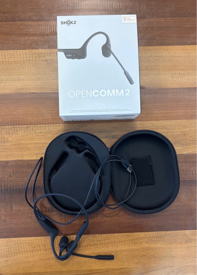 Shokz OpenComm 2 Headset | Bluetooth Head Set | Boxed, Audio ...