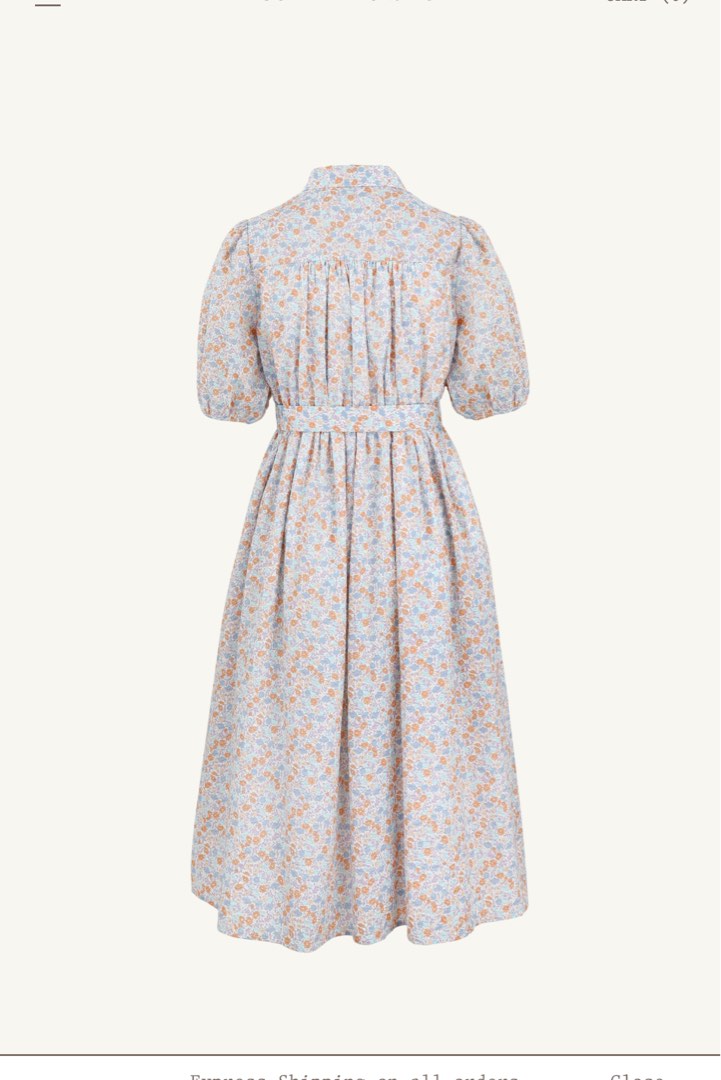 Souffle dress (baby blue eyes floral), Women's Fashion, Dresses & Sets ...