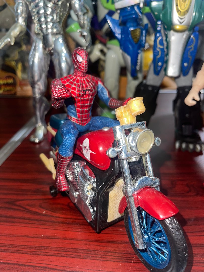 Spiderman vintage 2002 motorcycle, Hobbies & Toys, Toys & Games on ...