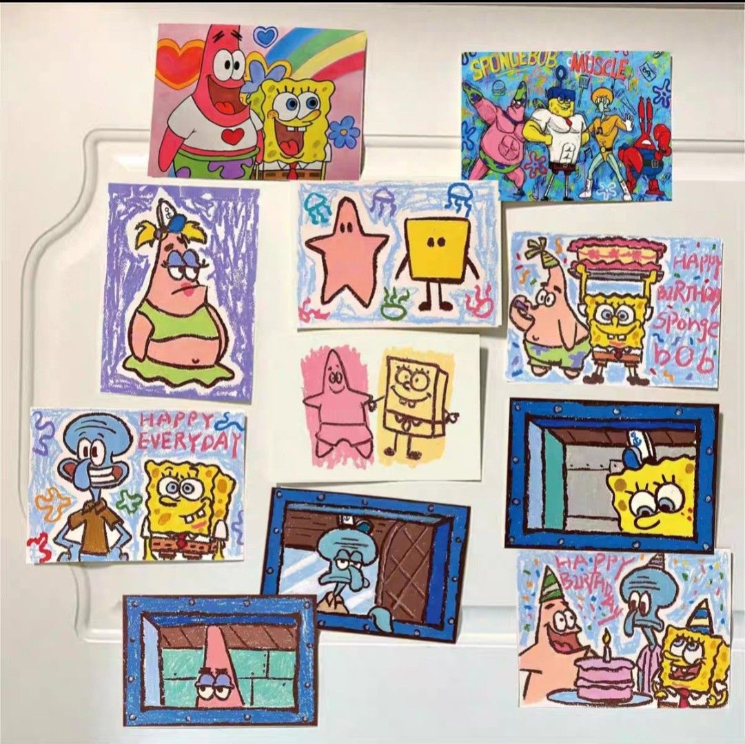 45 Cents ONLY Spongebob Squarepants Squidward Patrick Star Decorate ...