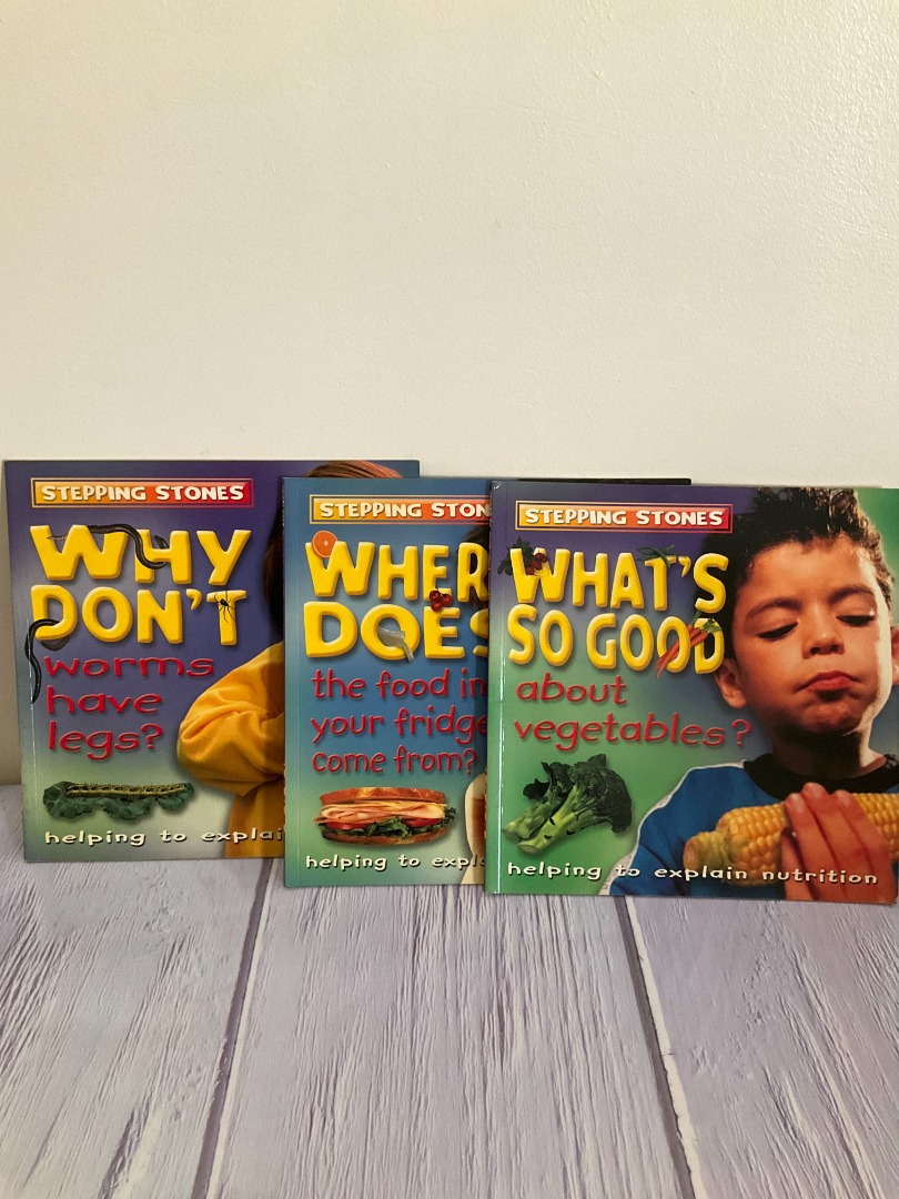 stepping stones / children educational learning book non-fiction (set ...