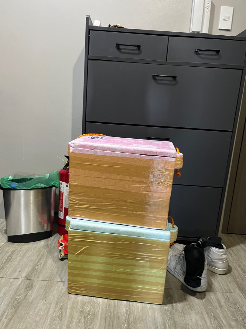 Styro Boxes, Furniture & Home Living, Home Improvement & Organization ...