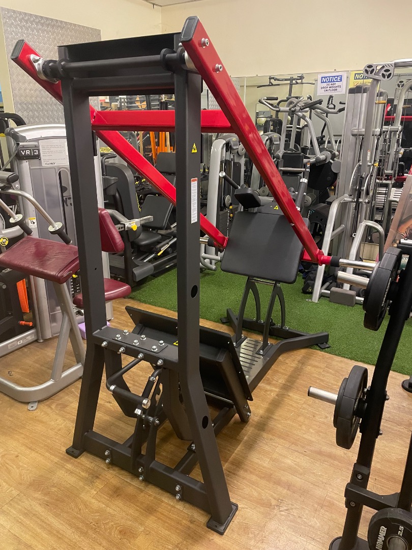 Swing squat dual track pendulum squat machine gym quad hamstring leg ...