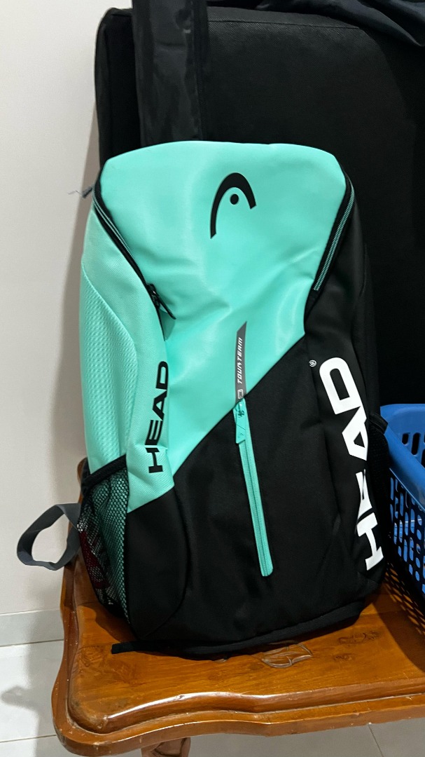 Tas Tennis Head Tour Team Backpack Black Mint Tenis Original, Olah Raga ...