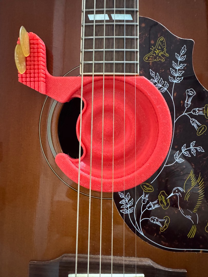 The GREAT DIPPER Acoustic Guitar Sound Hole Cover., Hobbies & Toys, Music & Media, Music ...