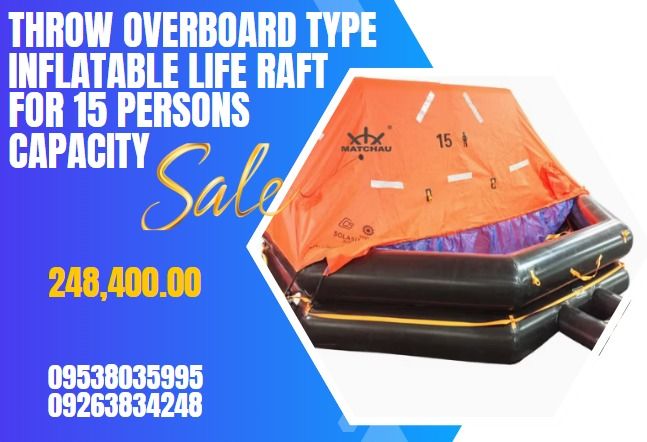 Throw Overboard Type Inflatable Life Raft for 15 Persons Capacity ...