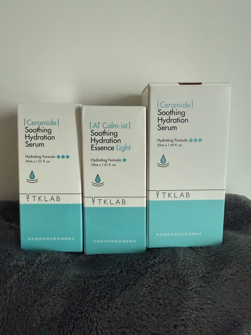 TK LAB 神經醯胺特潤舒敏保濕精華液 // 清爽版, 美容＆個人護理, 健康及美容 - 皮膚護理, 面部 - 面部護理 - Carousell