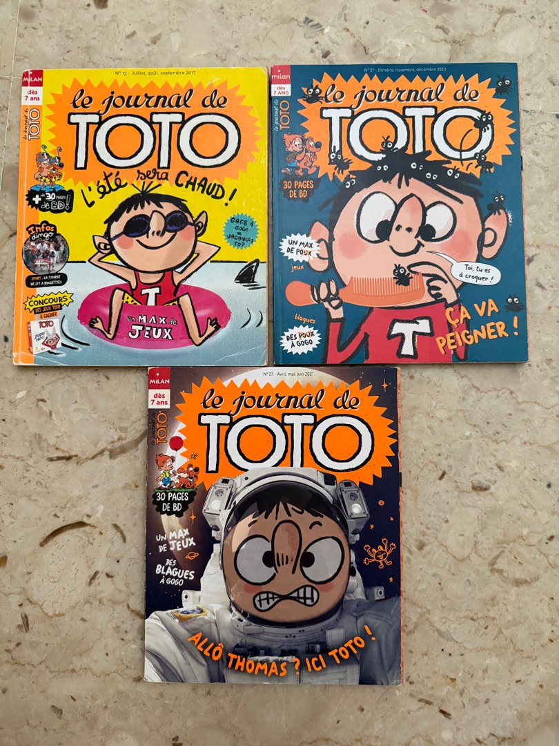 Toto french books, Hobbies & Toys, Books & Magazines, Children's Books ...