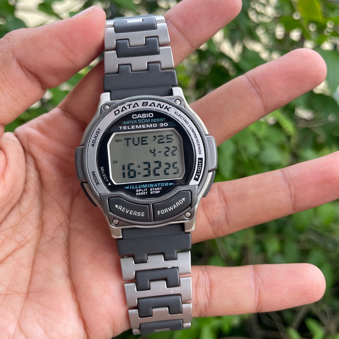 Vintage Casio data bank, Men's Fashion, Watches & Accessories, Watches ...