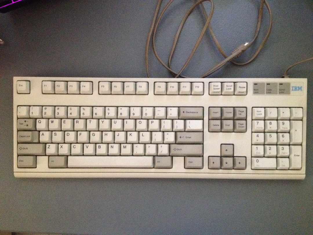 1994 Vintage IBM Model M 2 Mechanical Keyboard, Hobbies & Toys ...
