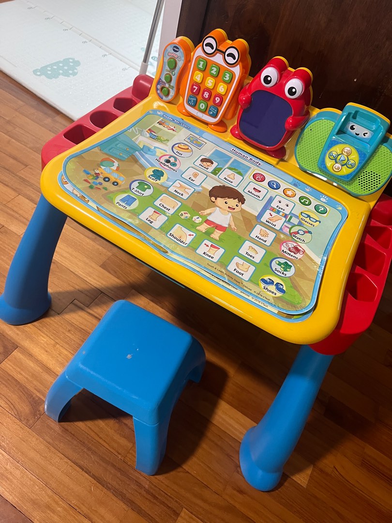 Vtech Touch & Learn Activity Desk Deluxe, Babies & Kids, Infant ...