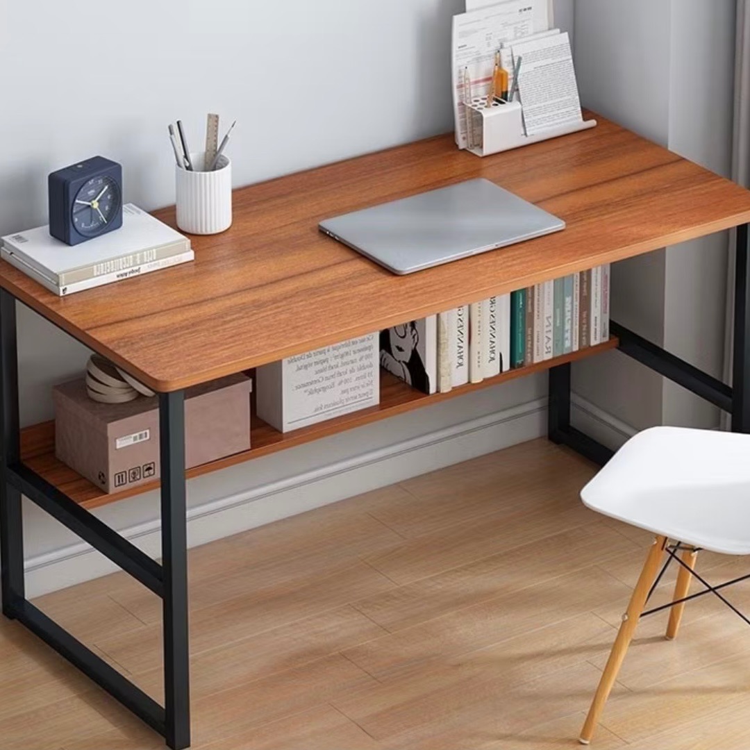 Wood Core Study Desk | Compact Home Office Table | Writing Workstation ...