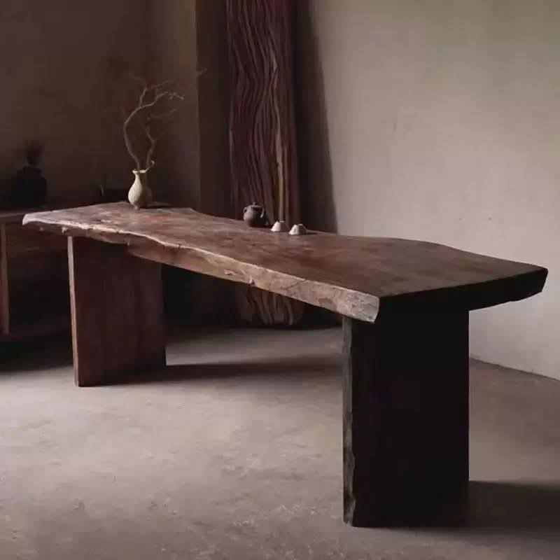 Wooden long table, Furniture & Home Living, Furniture, Tables & Sets on ...
