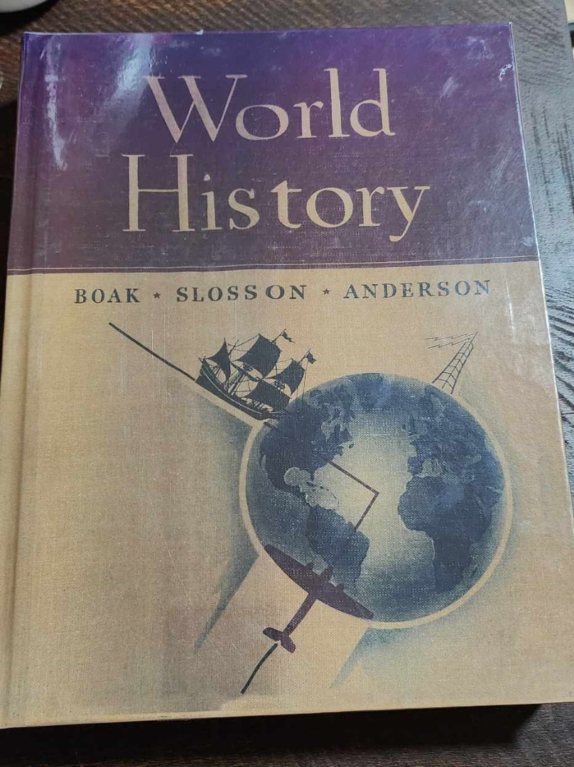 World History by Boak, Slosson and Anderson in Giant Hardbound Cover ...