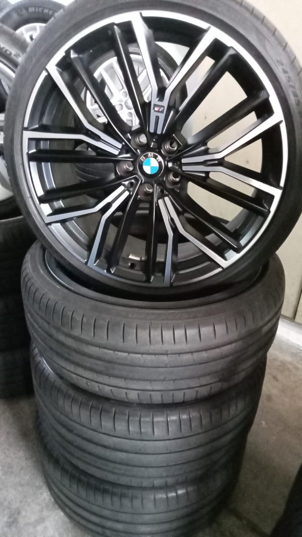 20" BMW Original rims & Pirelli PZ4 tyres (RFT, staggered), Car Accessories, Tyres & Rims on ...