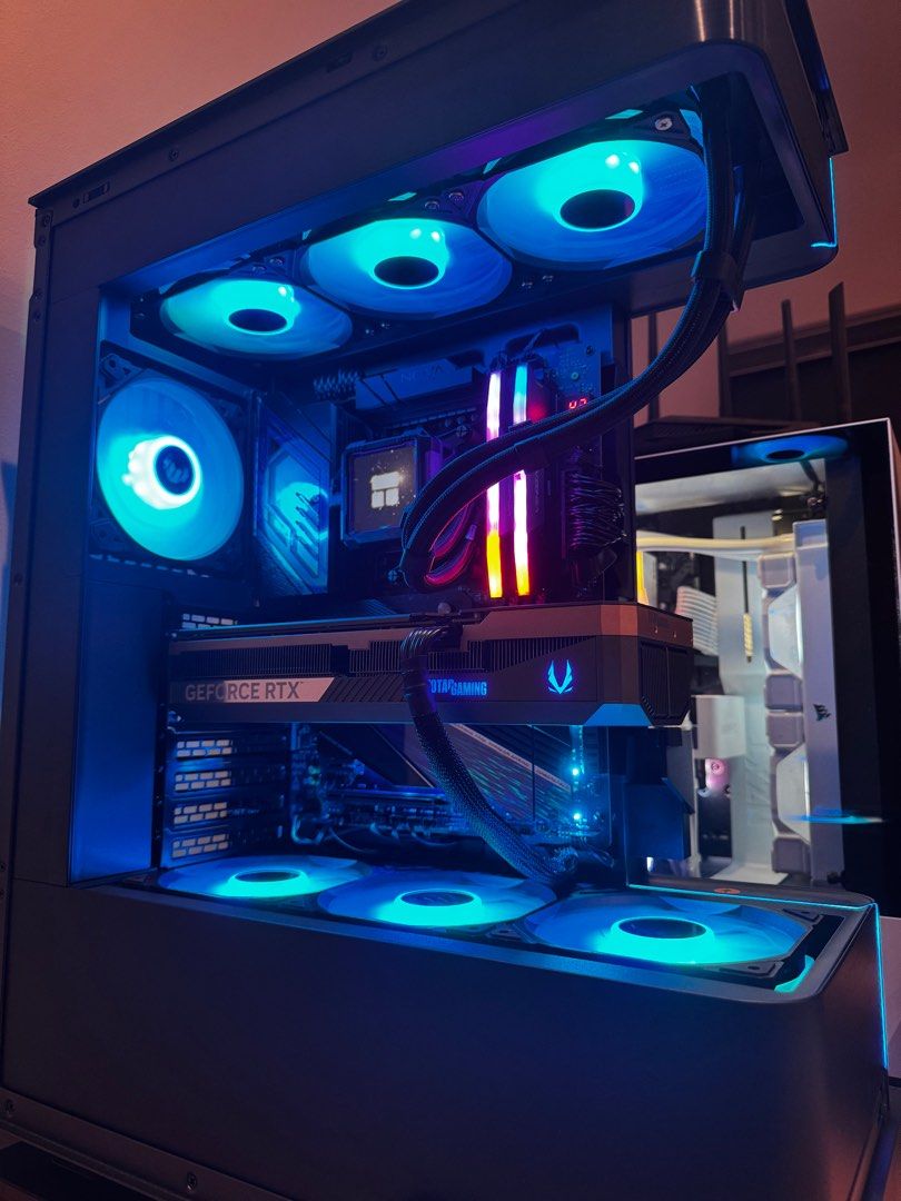 CUSTOM 9950X3D RTX 5080 GAMING PC 64 GBs DDR5 RAM CUSTOMISABLE LCD AIO ...