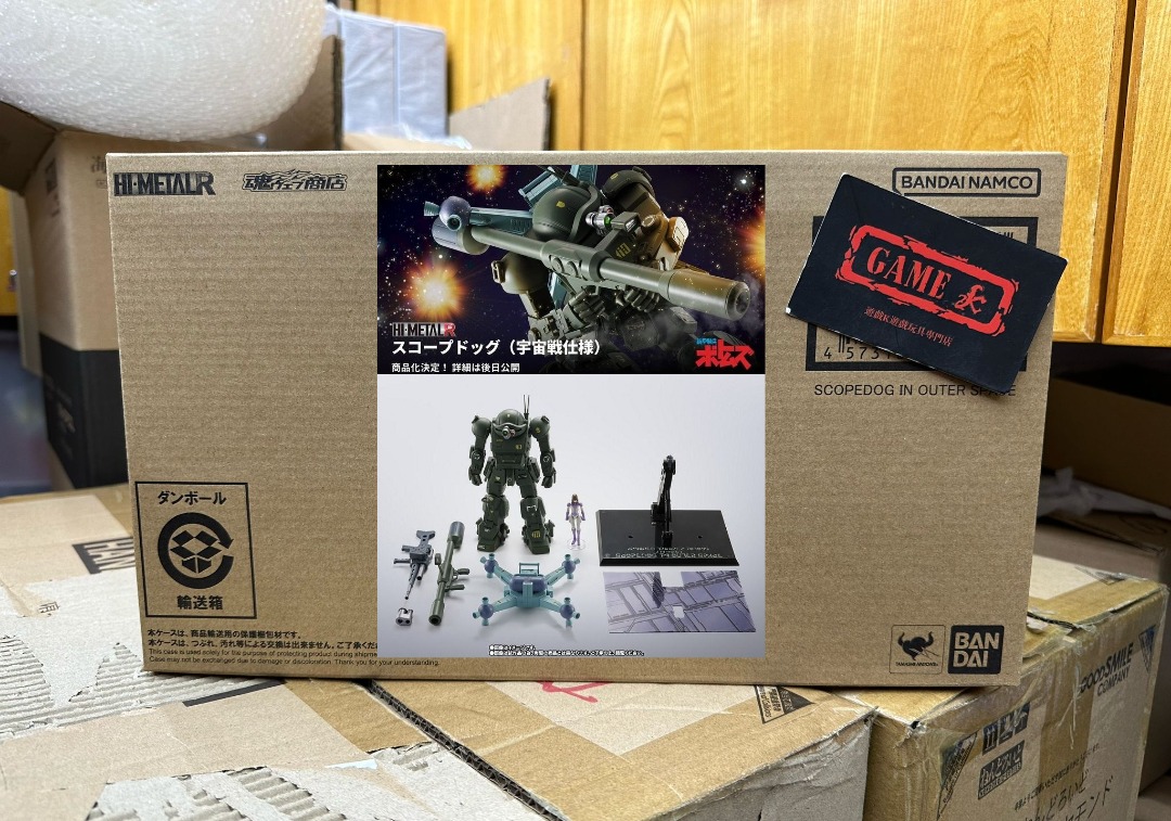 全新 行版 魂限 HI-METAL R 裝甲騎兵 眼鏡鬥犬 宇宙戰版 SCOPEDOG IN OUTER SPACE, 興趣及遊戲, 玩具 ...