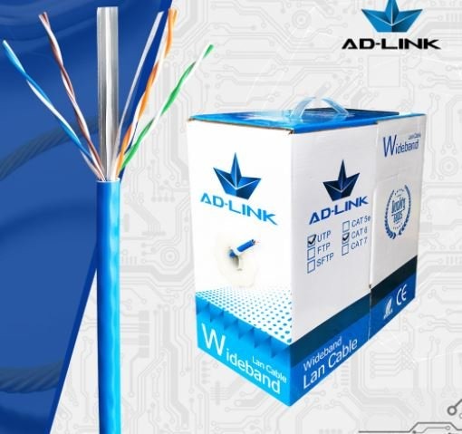 ADLINK 100M CAT6 UTP Cable Blue High Quality Ethernet Lan Patch ...