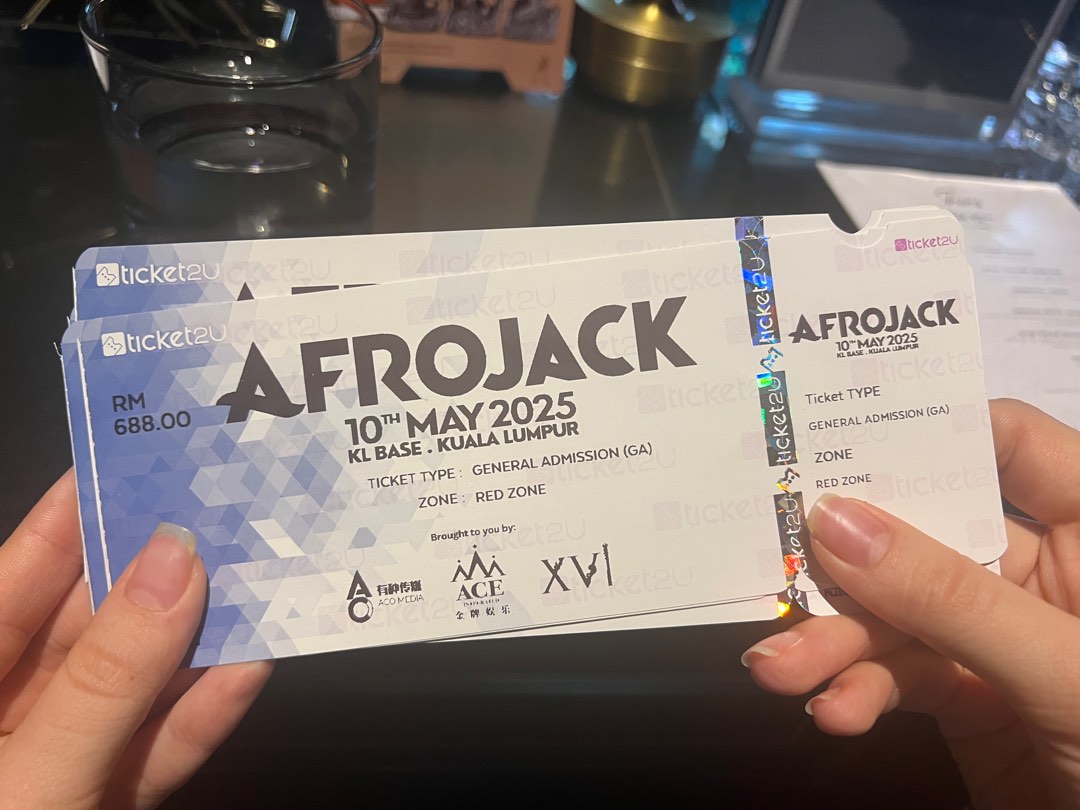 AFROJACK live in KL (Redzone), Tickets & Vouchers, Event Tickets on Carousell