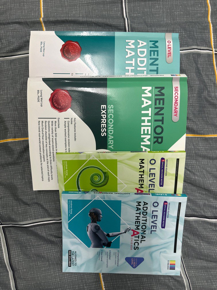 AMath EMath mentor math textbook, Hobbies & Toys, Books & Magazines, Textbooks on Carousell