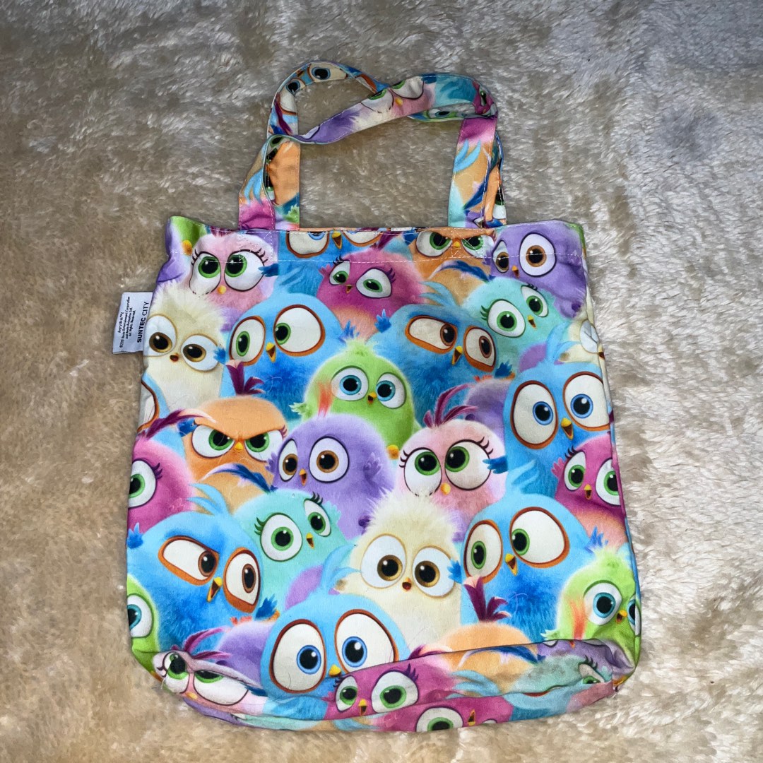 Angry Birds Tote Bag, Women's Fashion, Bags & Wallets, Tote Bags on ...