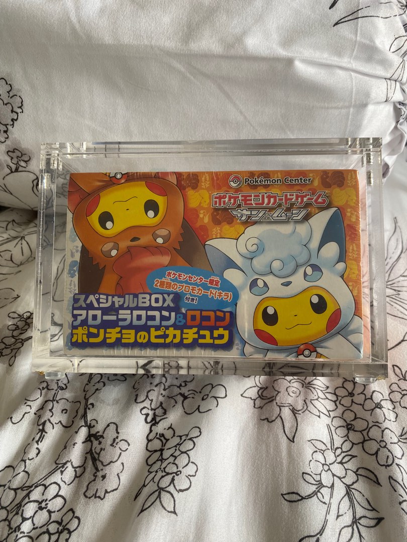 Aurora Vulpix & Vulpix Poncho Pikachu Box, Hobbies & Toys, Toys & Games ...