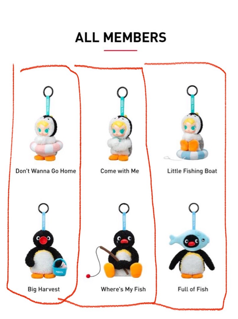 [SELF COLLECT THIS WEEK AT $100] Authentic Full set Pingu x Molly ...