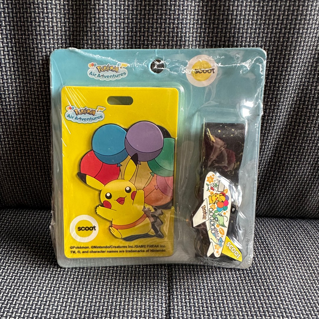 Authentic Scoot Pokemon Cardholder with Lanyard, Hobbies & Toys, Travel ...