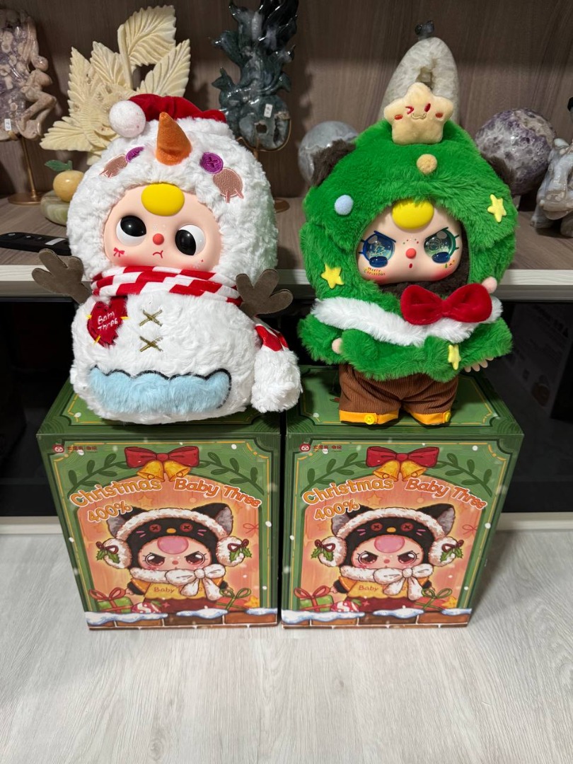 Baby 3 Christmas 400% Plush Blind Box, Hobbies & Toys, Toys & Games on ...
