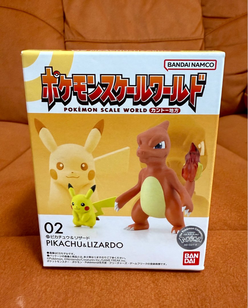Bandai Pokemon Pikachu & Lizardo, Hobbies & Toys, Toys & Games on Carousell