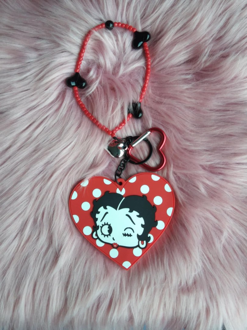 Betty Boop Sweetheart Bag Charm w/Picture Frame, Women's Fashion ...