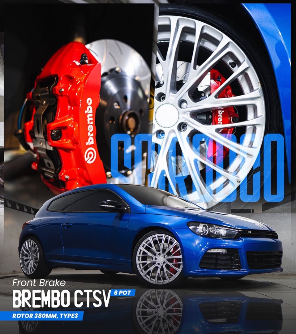 Brembo CTS-V Big Brake Kit – 6-Piston Monoblock / 380mm Type 3 Rotors ...