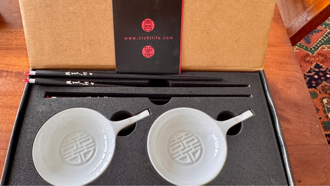 CiCHi Lucky Chopsticks Rest Dish Set - 2 pax set, 4 pieces ...