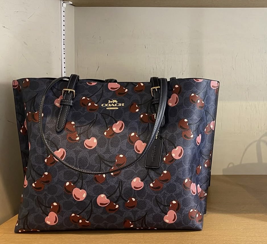 Coach Mollie Tote Bag with Cherry Print, Luxury, Bags & Wallets on ...