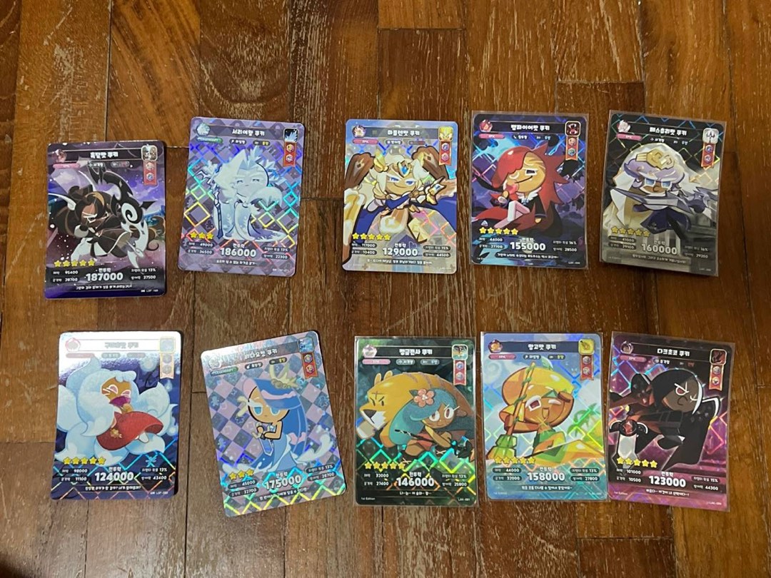 Cookie Run Kingdom CRK Trading Cards V1 V2 V3, Hobbies & Toys, Toys ...