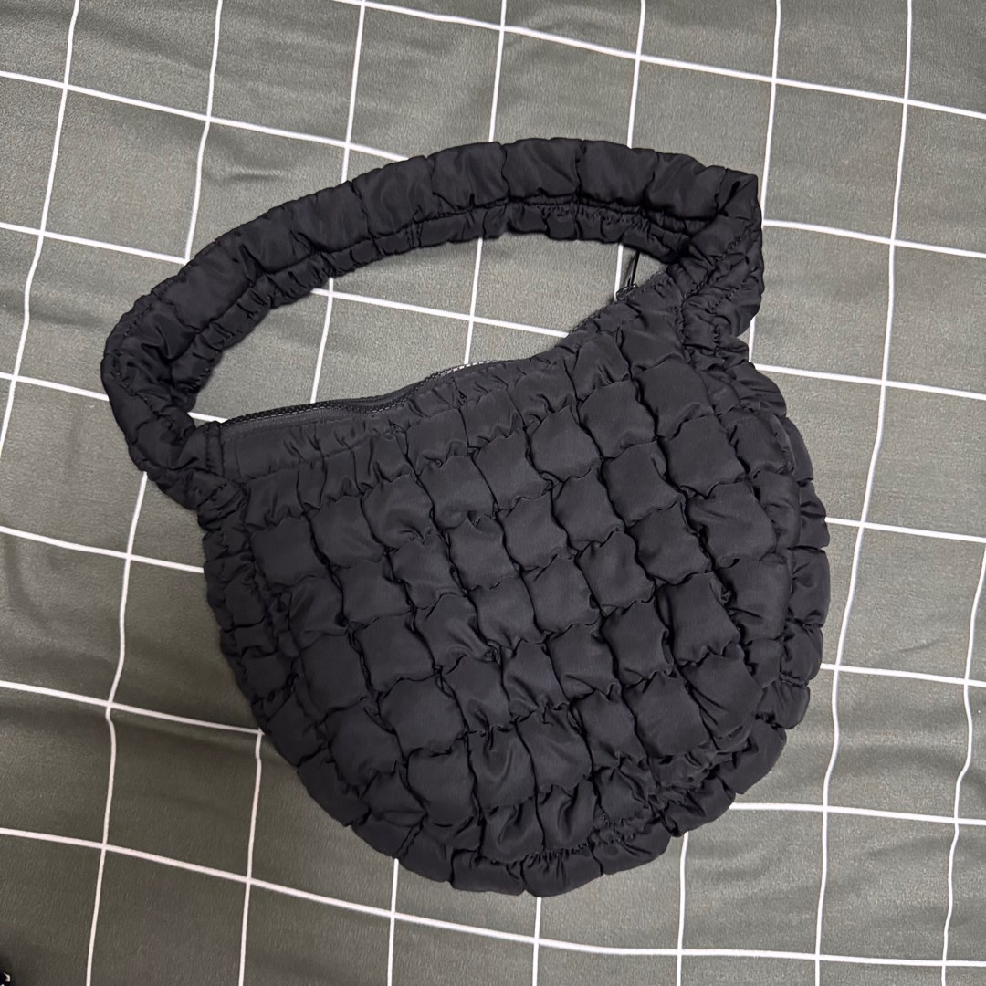 COS Quilted Shoulder Mini Cloud Bag, Women's Fashion, Bags & Wallets, Shoulder Bags on Carousell