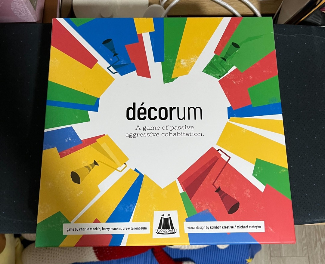 Decorum Deluxe – A Game of Passive Aggressive Cohabitation, Hobbies ...