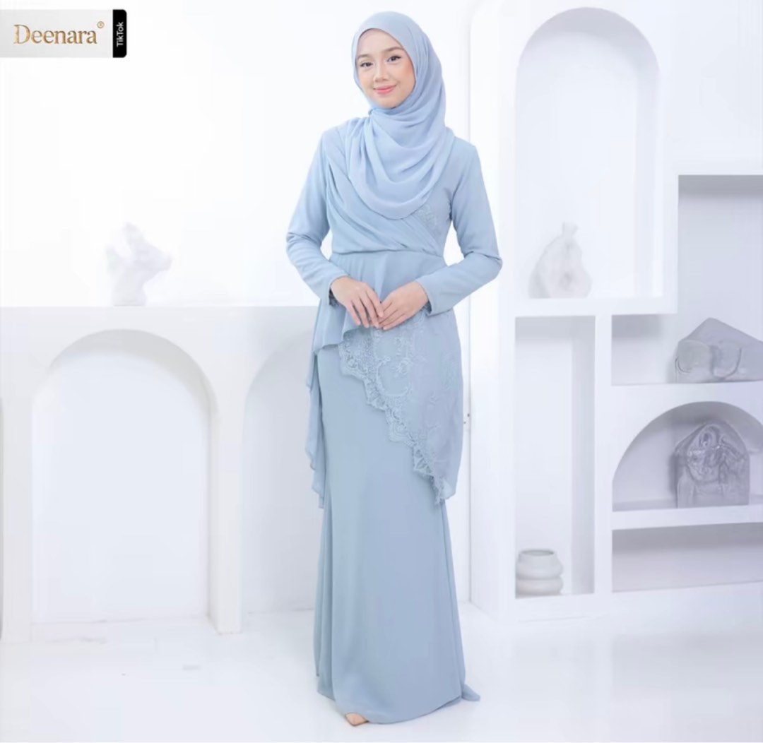 DEENARA OFFICIAL Amora Kurung, Women's Fashion, Muslimah Fashion, Baju ...