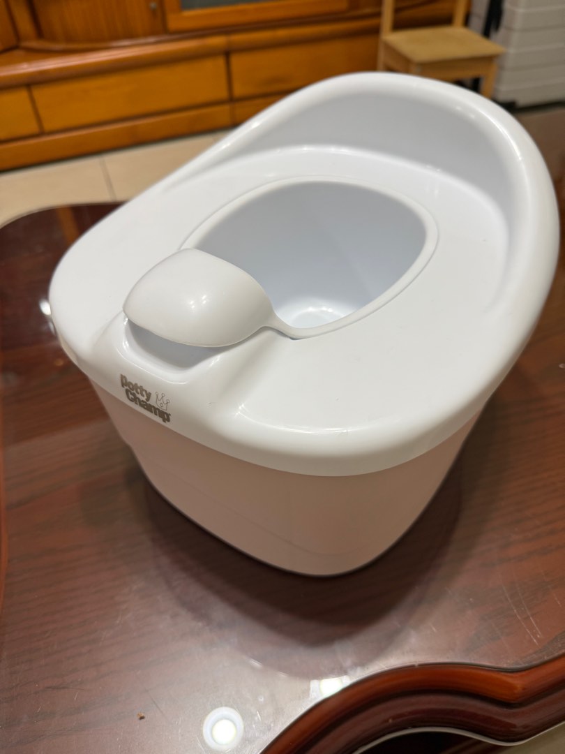 Diaper Champ - Potty Champ 小馬桶-Old Pink 桃粉, 嬰兒及兒童, 洗澡及尿布, 如廁學習在旋轉拍賣