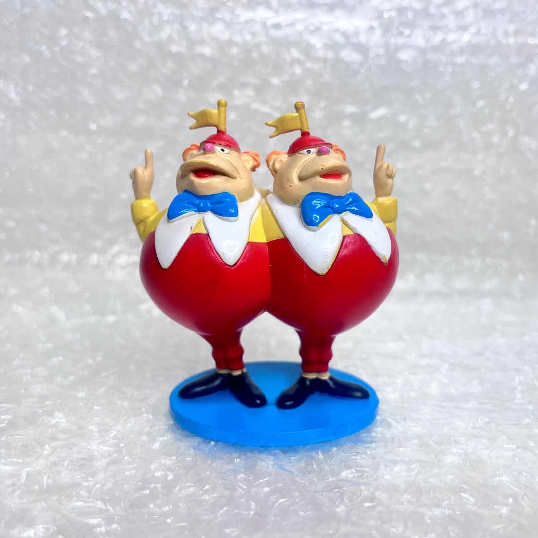 Disney Alice in Wonderland Tweedle Dum Tweedle Dee plastic 3" PVC ...