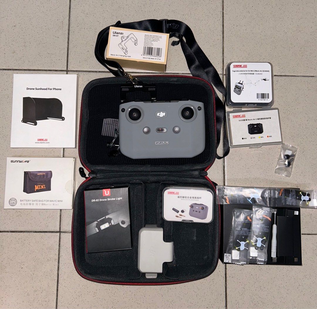 dji mini rc controller only n accessories, Photography, Drones on Carousell