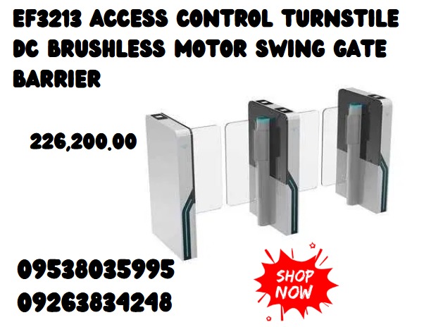 EF3213 Access Control Turnstile DC Brushless Motor Swing Gate Barrier ...