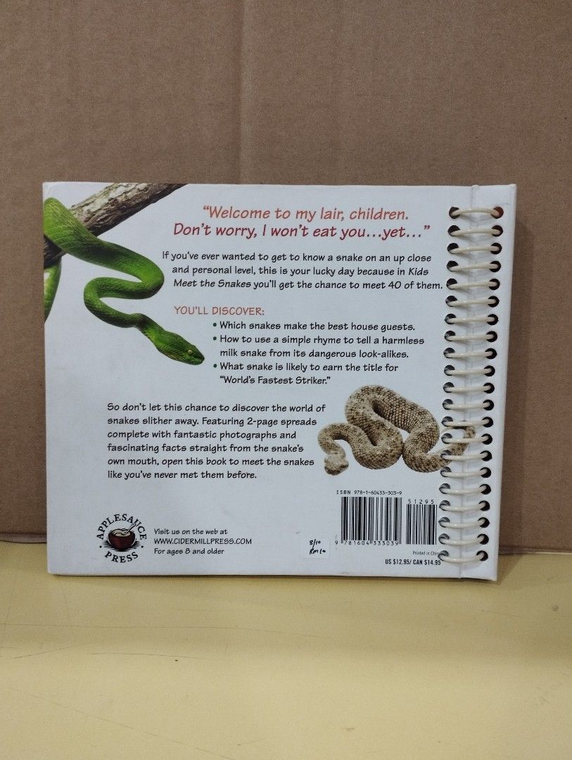 (ENG) Kids Meet The Snakes, Hobbies & Toys, Books & Magazines, Children ...