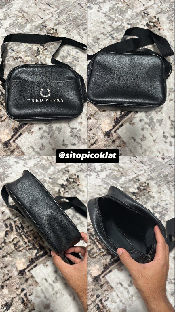 Fred Perry Sling Bag Japan Magazine, Luxury, Bags & Wallets on Carousell