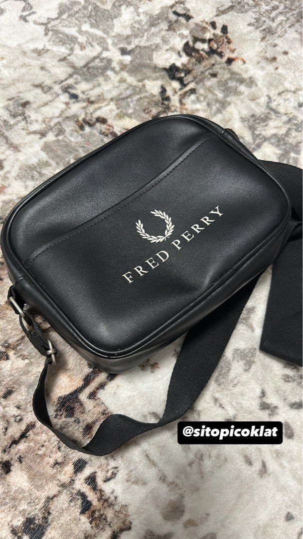 Fred Perry Sling Bag Japan Magazine, Luxury, Bags & Wallets on Carousell