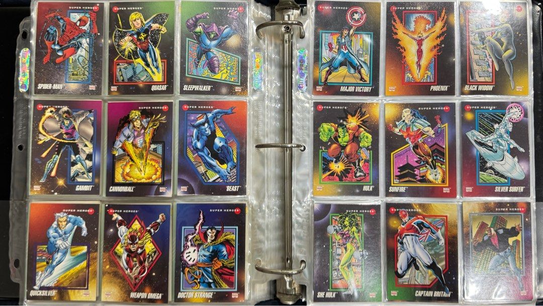 Full Set 1992 Marvel Universe Series 3 Limited Edition Collectors Tin ...