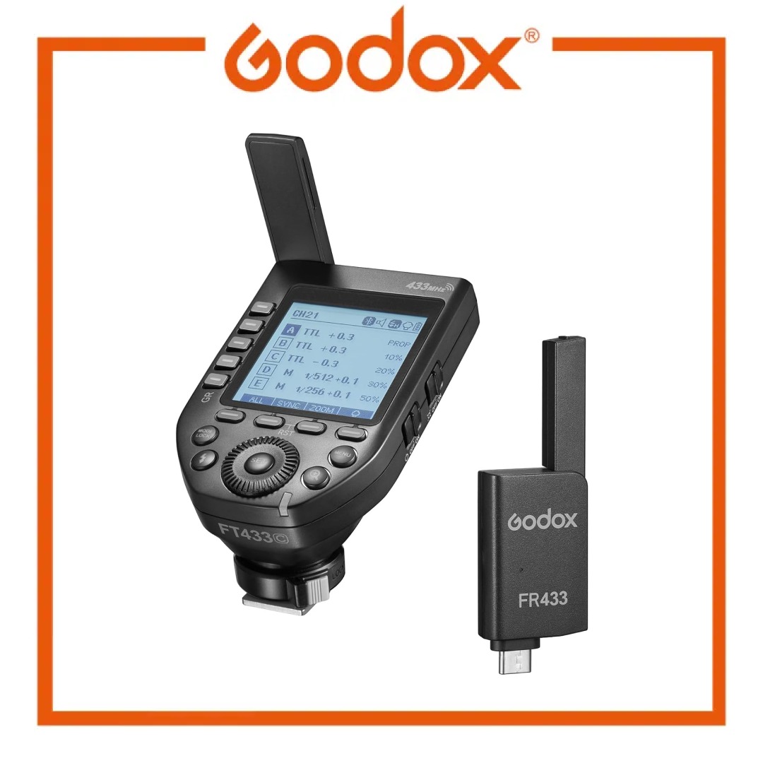 Godox FT433 C/N/S TTL Wireless Flash Trigger, Photography, Photography ...