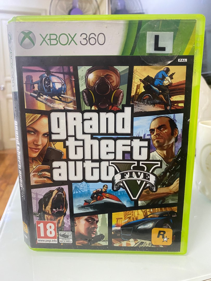 Grand Theft Auto Five V 5 GTA 5 Microsoft Xbox 360 Game PAL - Preloved / Selling As Is ...