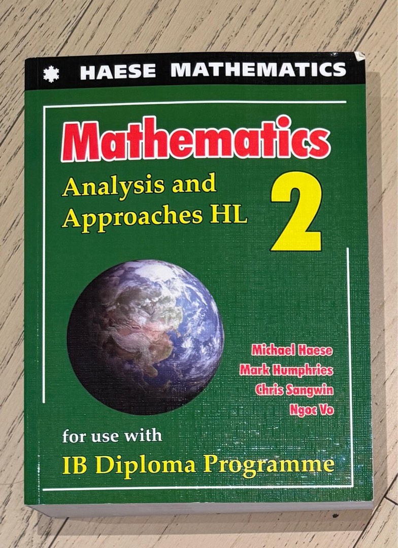 Haese IB HL MAA Textbook 2, Hobbies & Toys, Books & Magazines ...