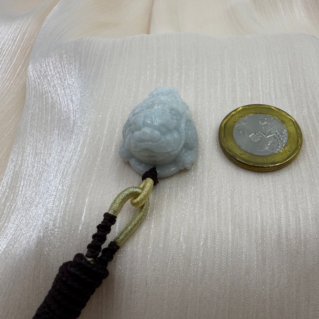 Jadeite Jade Wealth Toad Charm - 翡翠玉金蟾 (A5), Women's Fashion, Jewelry ...